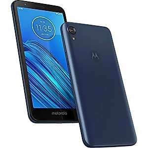 Motorola Moto E6 | 2/16GB | 13MP Camera | Blue (Renewed) (Blue, T-Mobile Locked)
