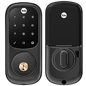 Yale Assure Lock Touchscreen, Wi-Fi Smart Lock - Works with the Yale Access App, Amazon Alexa, Google Assistant, HomeKit, Phillips Hue and Samsung SmartThings, Black Suede