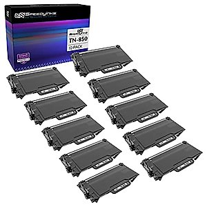 SPEEDYINKS Compatible Toner Cartridge Replacement for Brother TN850 High Yield (Black, 10-Packs) for use in DCP-L6600DW HL-L6200DW HL-L6200DWT HL-L6250DN HL-L6250DW HL-L6300DWT & HL-L6300DW