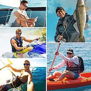 Duduma Sports Polarized Sunglasses for Men Women Baseball Cycling Golf Fishing Sun Glasses UV Blocking Tr8116