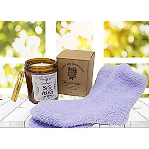 Thinking of you Get well soon gift for women | Care Package gift basket, variety box, after surgery recovery, feel better encouragement female mug, socks & Candle plant | Friend, Mom, girlfriend
