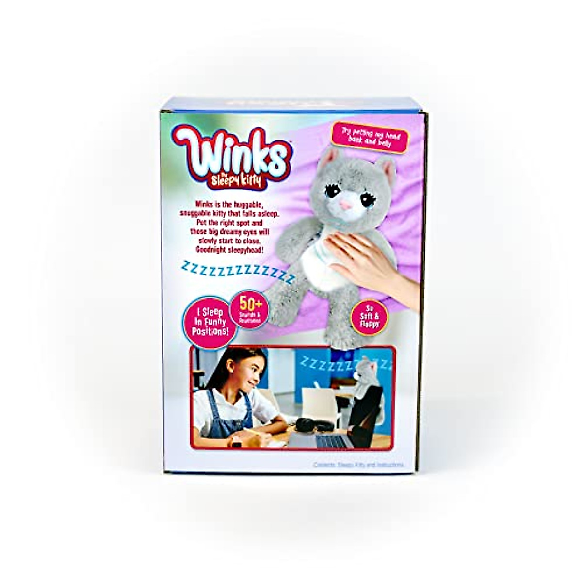 My Fuzzy Friend Winks Sleepy Kitty