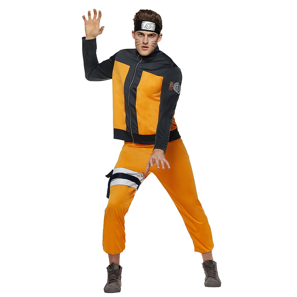 Spirit Halloween Adult Naruto Shippuden Costume | Officially Licensed | Anime Cosplay | Naruto Cosplay | TV and Movie Costume