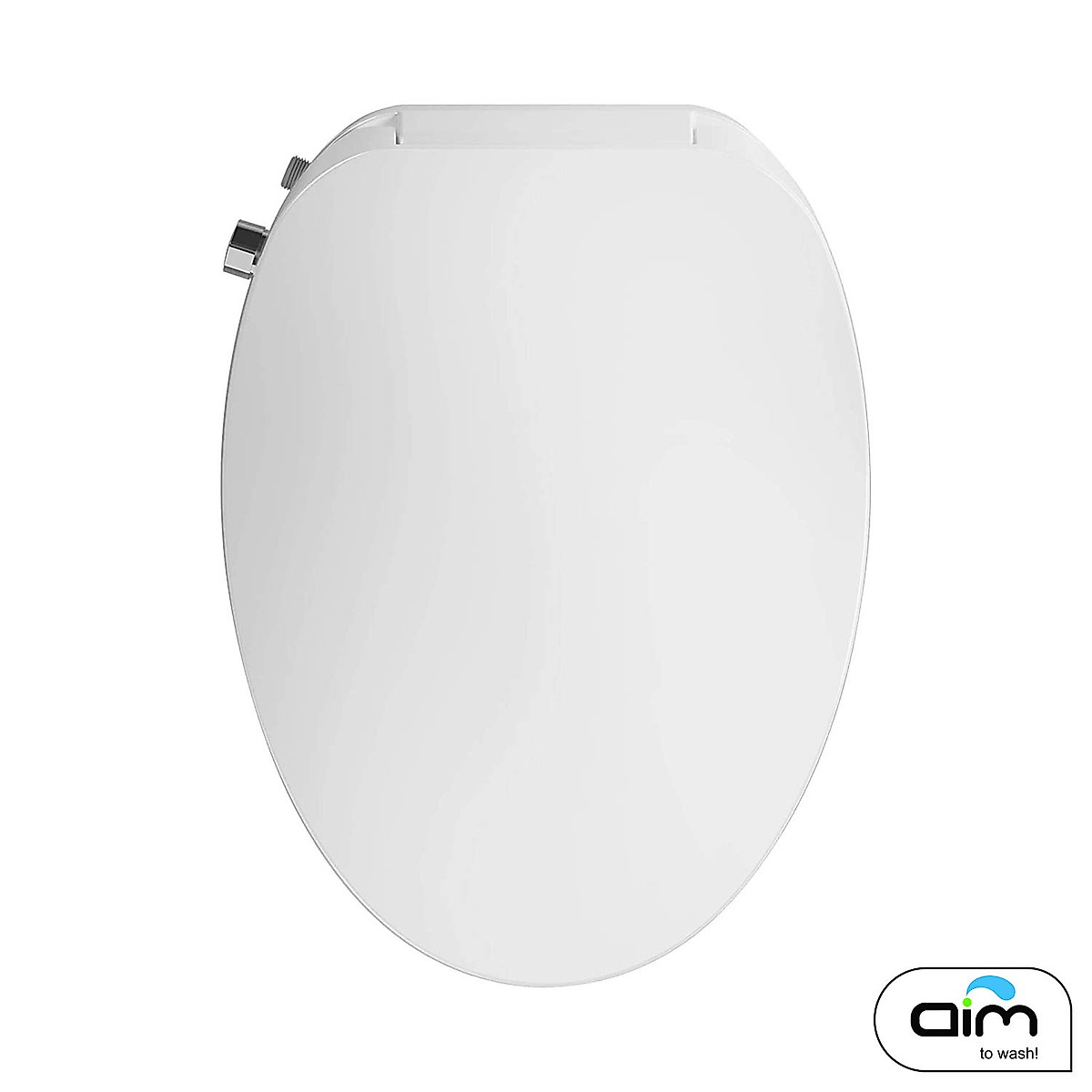 Smart Toilet Seat - Electronic Bidet Seat - Hot Water Bidet Toilet - Night Light - Tankless - Air Dryer