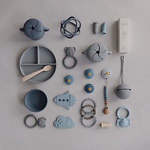 mushie Silicone Baby Teether Toy | Elephant