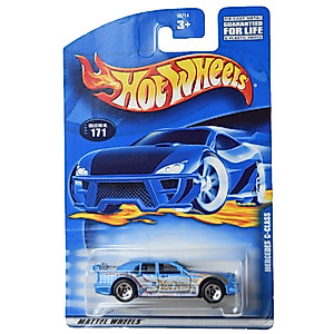 Hot Wheels Mercedes C Class, Blue #171 5 Spoke Wheels