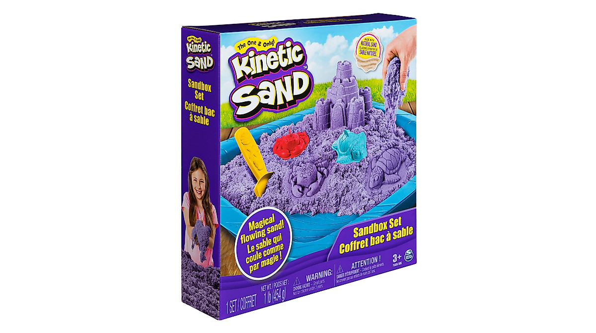 Kinetic Sand Sandbox Playset - Fun for Ages 3+