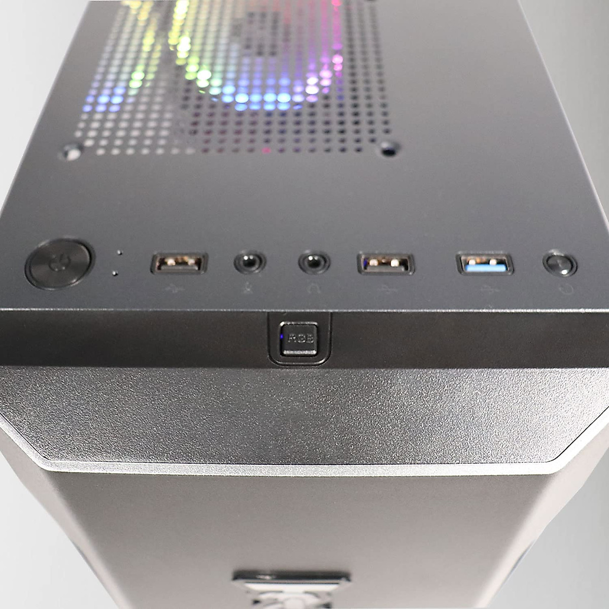 ViprTech Plus Gaming PC Desktop Computer - Intel Core i7 (8-Core), AMD Radeon R7 250 2GB, 8GB RAM, 500GB HDD, WiFi, RGB Lighting, 1 Year Warranty, USA Built