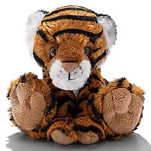 Tribello Small 6” Tiger Stuffed Animal Plush Toy for Kids