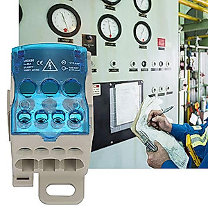 80A Block Distribution Box£¬Din Rail Terminal Block Distribution Box£¬Electric Wire Connector Universal Power Junction Box£¬for Power Distribution cabinets, Distribution Boxes