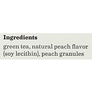 Bigelow Green Tea w/ Peach Tea Bags, 20 ct