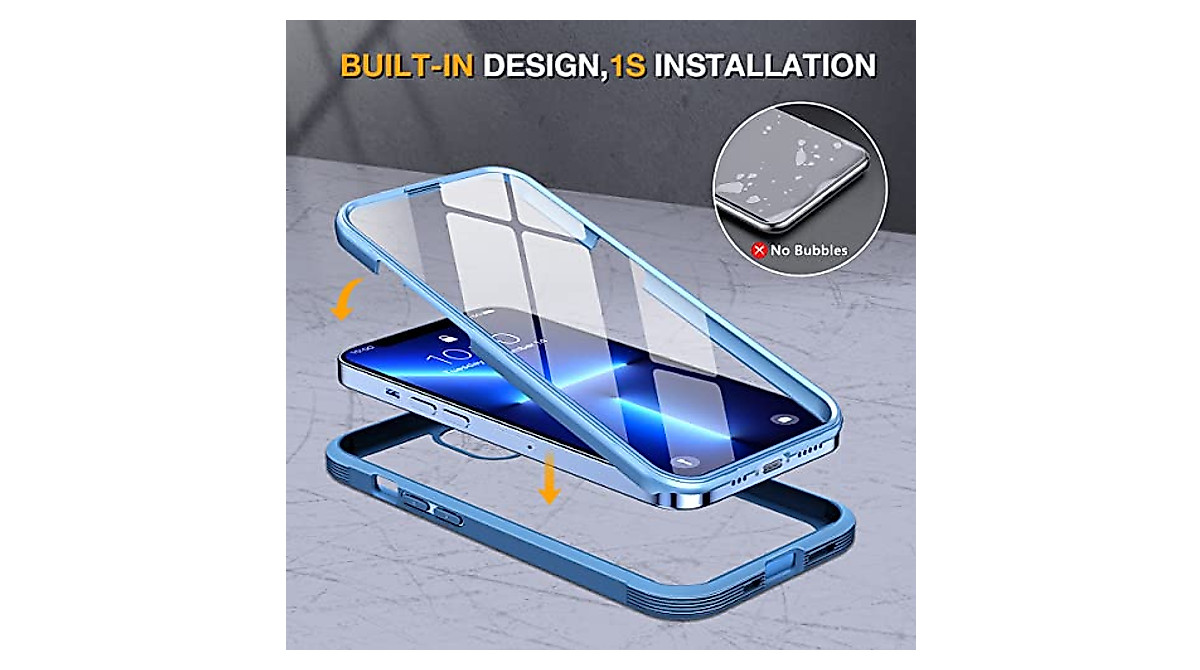 Miracase Glass iPhone 13 Pro Case – Full-Body Protection