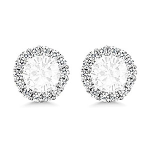 Gem Stone King 925 Sterling Silver Earring Jackets for 5MM Round Studs For Women