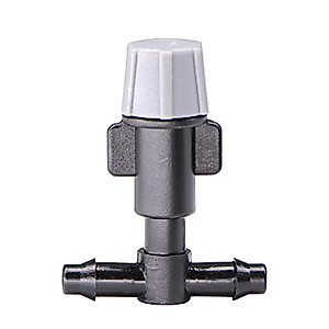 SJYDQ 25PCS Single Hole Micro Drip Sprayer with 4/7mm Pipe Barbed Tee Connectors Garden Misting Atomizing Irrigation System
