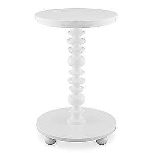 Delta Children Palmer End/Side Table, GREENGUARD Gold Certified, Bianca White