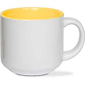 Pavilion Gift Company Blobby Cat, Funny Cat Sister You're Pawsome Mug, 18 oz, Yellow