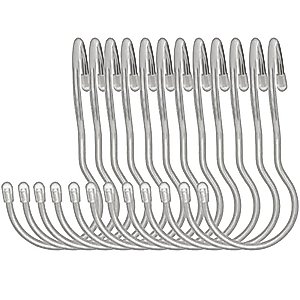 8 Pack S Hooks for Hanging, Anti-Drop Stainless Steel S Shaped Hooks Heavy Duty Kitchen Pot Rack Hooks Closet Hooks for Hanging Clothes, Plants, Kitchen Utensil, Pots and Pans, Bags - 3.5 inch
