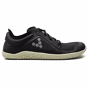 Vivobarefoot Primus Lite III, Womens Vegan Light Breathable Shoe with Barefoot Sole Obsidian
