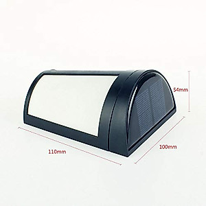 TANGIST LED Solar Light 1pcs LED Solar Power Light Control Wall Light 6 LED Outdoor Waterproof Energy Saving Street Yard Path Home Garden Security Lamp Garden Yard Lawn