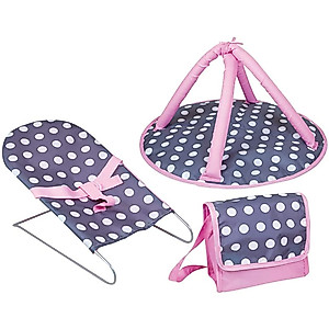 Lissi 5 Piece Doll Deluxe Nursery Play Set with Accessories