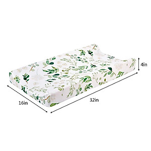 Fitted Crib Sheet Floral, Baby or Toddler Nursery Bedding, Botanical Woodland Tropical Garden, Blended