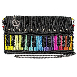 Mary Frances Key Player Crossbody Piano Handbag