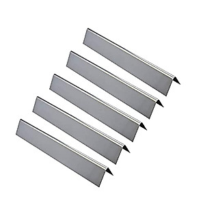 GasSaf 15.3 inch Flavorizer Bars and 17.5 inch Grill Grates Replacement for Weber 7636 7638, Spirit 300 Series E310 E320 E330 S310 S320 S330 Gas Grills with Front Control Knob (2013-2017)