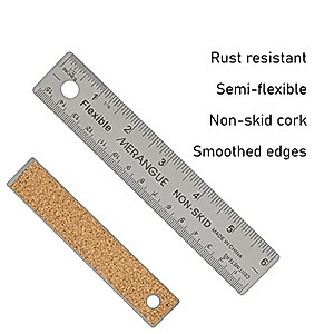 Merangue 6-Inch/15cm Stainless Steel Ruler (1013-5201-00-000)