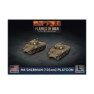 Flames of War: Late War: United States: M4 Sherman (105mm) Assault Gun Platoon (UBX71)