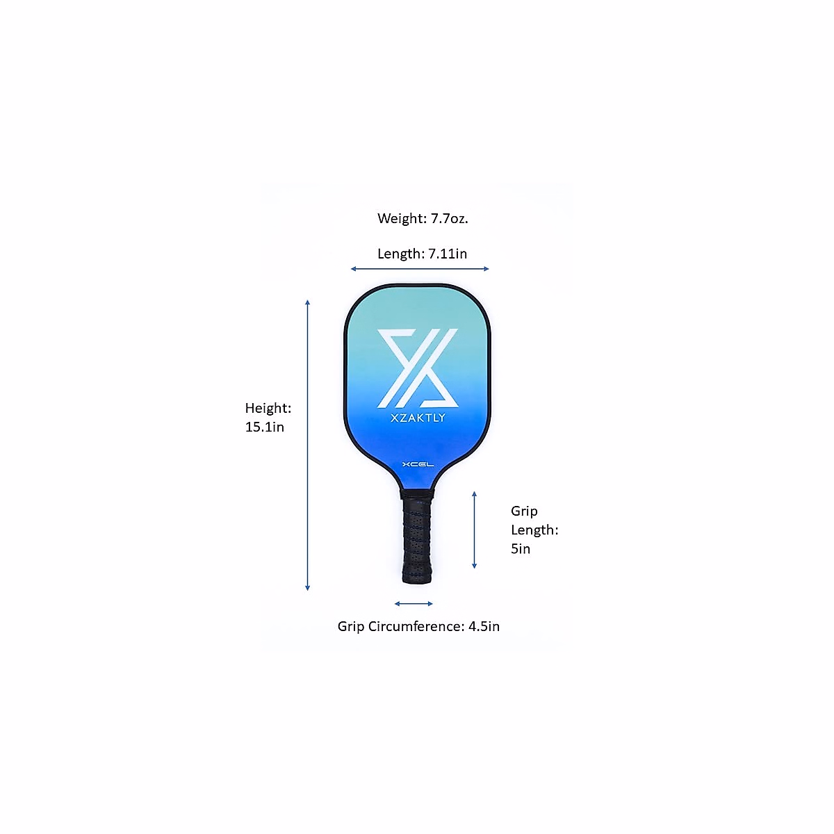 Pickleball Carbon Fiber Paddle - XZAKTLY - XCEL