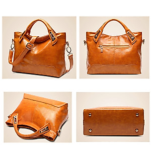 PHEVOS Fashion Handbags Tote Bag Hobo Purse Satchel Shoulder Bags Soft PU Leather for Women,Ladies