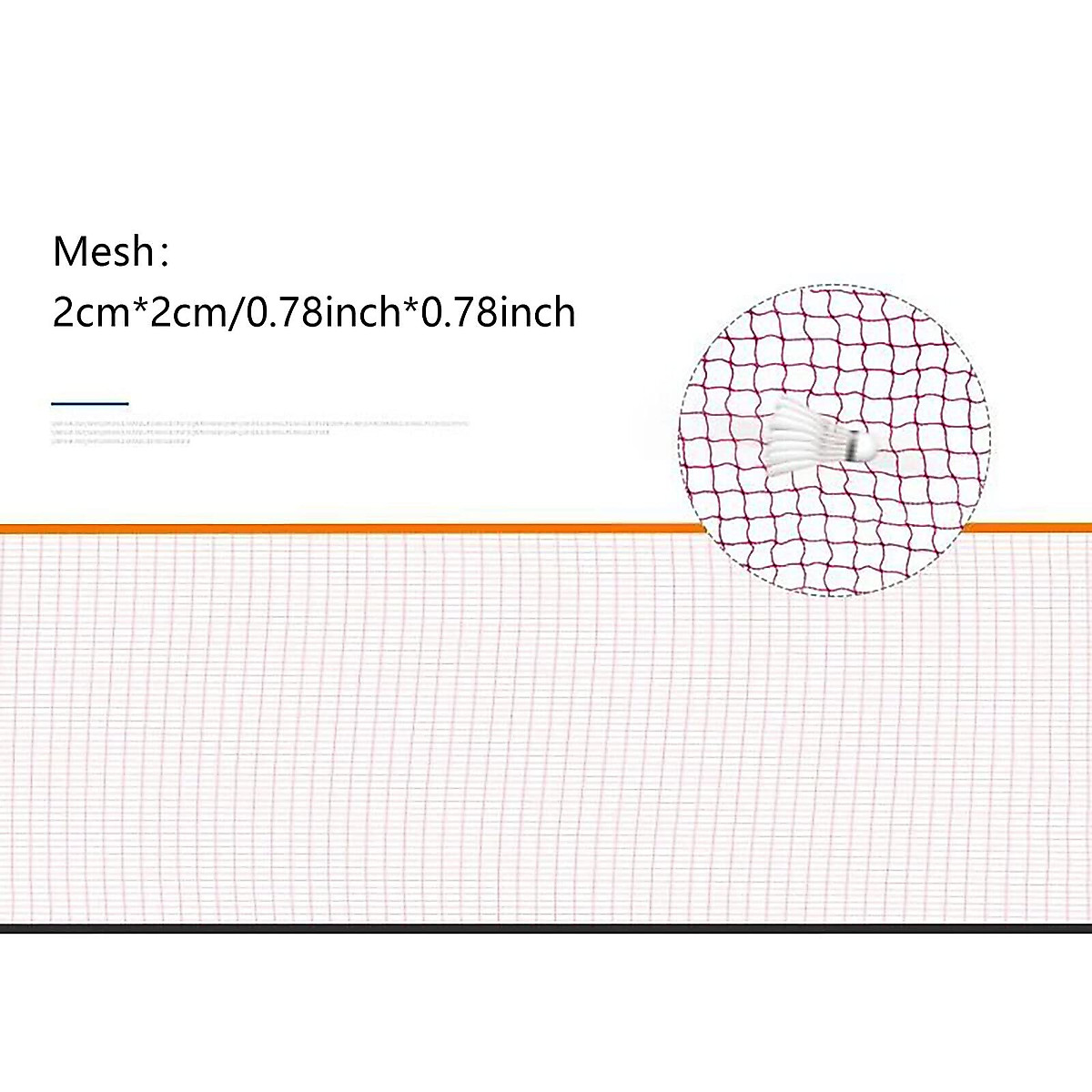 Portable 20FT Volleyball Tennis Net Adjustable Height Poles Badminton Net Set for Outdoor Sports W/ Carry Bag and Stand