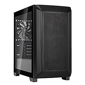SilverStone Technology FARA 312 High Airflow and High Capacity Micro-ATX Chassis, SST-FA312-BG