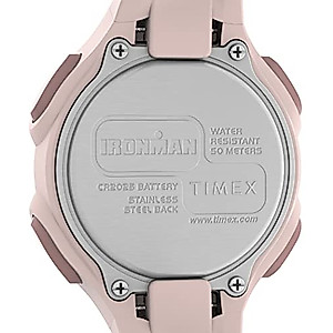 Timex Women's Ironman Essential 34mm Watch - Pink Strap Digital Dial Pink Case