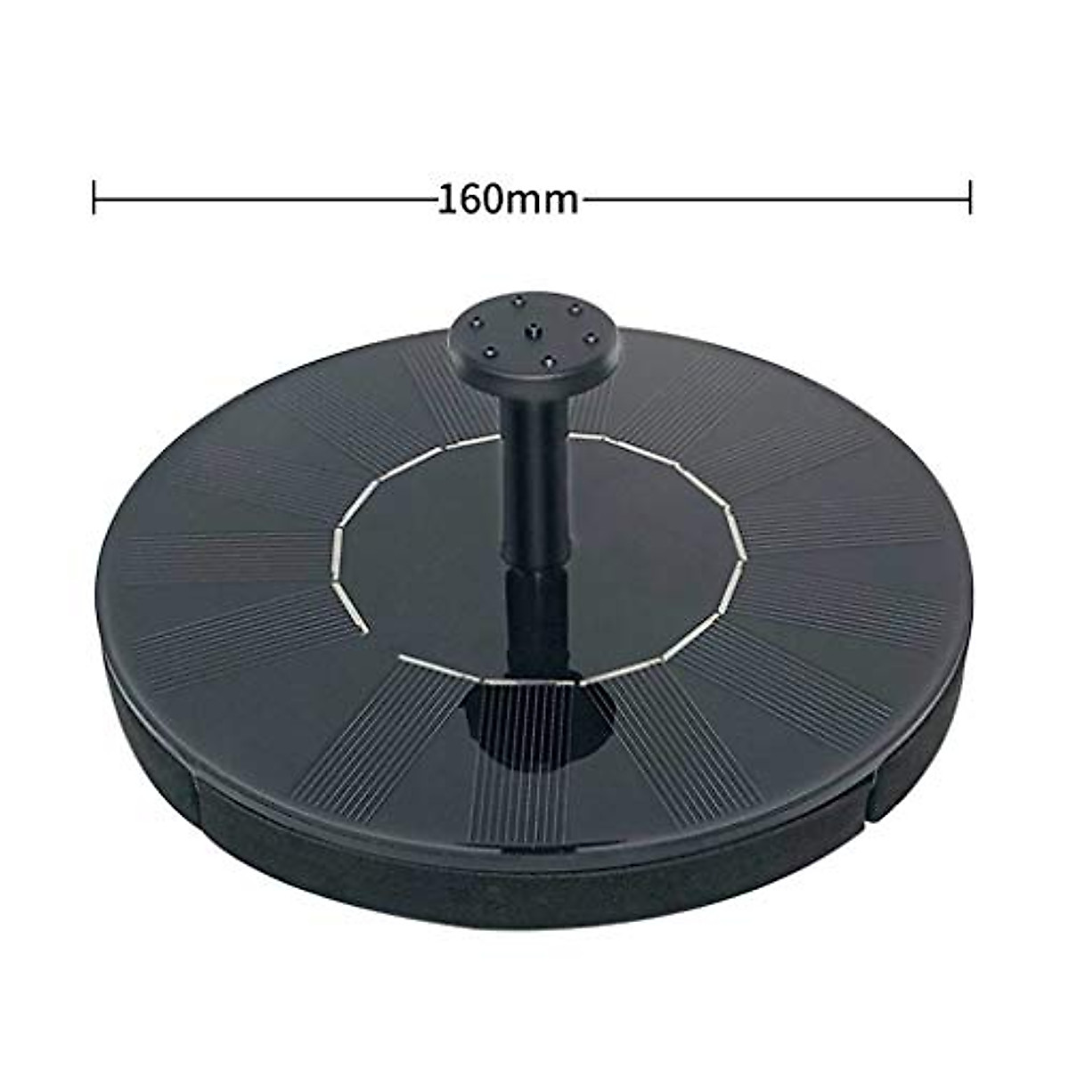 XXXDXDP Hone Decor Solar Pump Standing Floating Solar Bird Bath Water Pumps Pond Pool Garden Yard