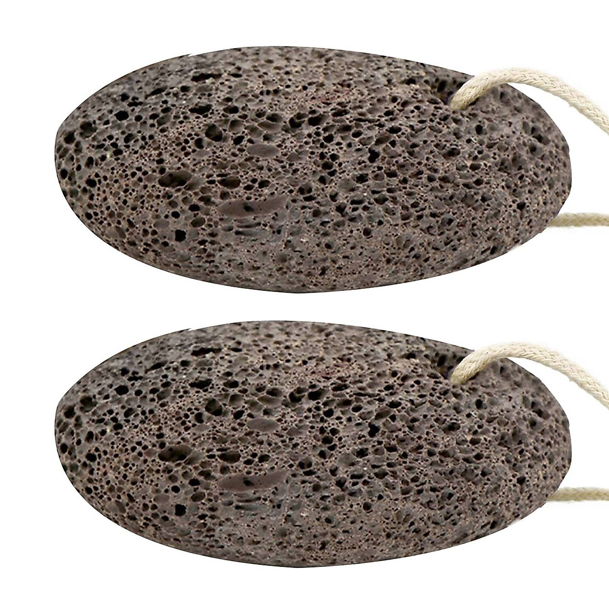 2X Lava Pumice Stone for Foot Scrubber, Foot Pumice to Remove (Random Color and Shape)