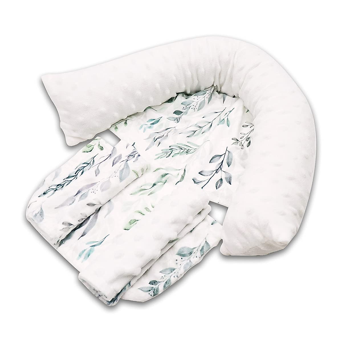 DILIMI Head Support for Car Seat, Head Support and Strap Covers, Carseat Head and Neck Protection (Leaf)