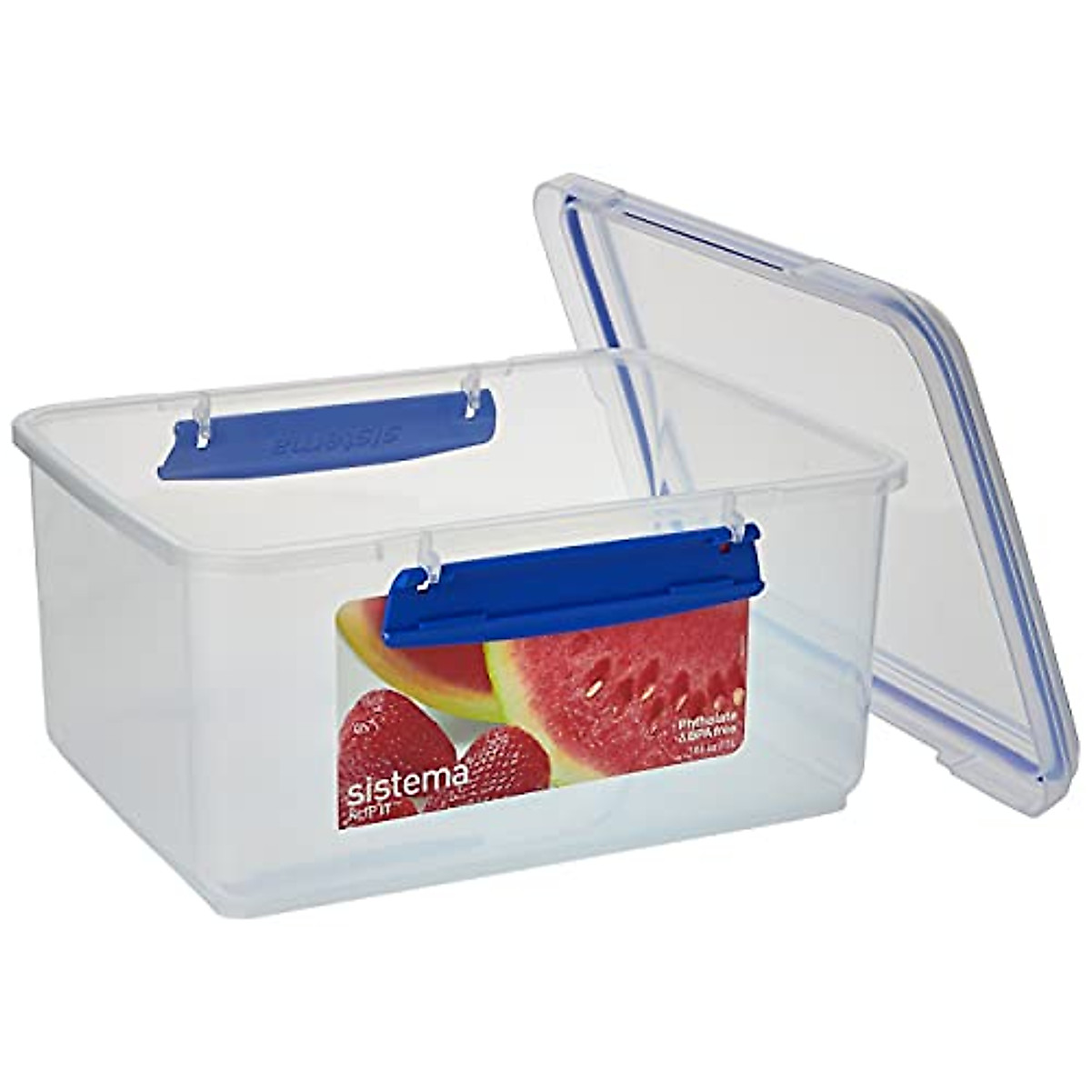 Sistema 1830 Klip It Collection Rectangle Food Storage Container, 101 Ounce