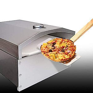 Updated Super Sturdy, Extra Wide Stainless Steel Metal Grill Spatula Flipper, Pizza peel/paddle with Solid Wood Handle, Large Turner with Bevelled Cutting Edge for Turning Fish, Steaks and Pizza