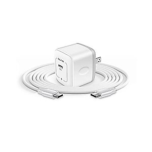 30w USB C Charger for Amazon New Kindle Fire HD 9-12th Gen Tablet, 2019/2020/2021/2022, Fire Paperwhite Kids Signature Edition, USBC Block 30 Watts + USB-C to USB-C Cable 6 feet (Not for Older Kindle)
