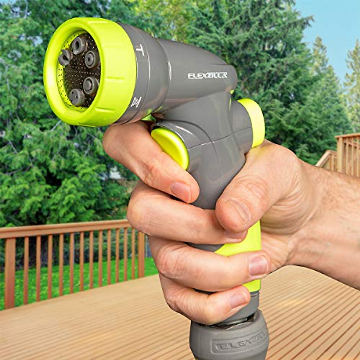 Flexzilla 6-Pattern Adjustable Garden Hose Nozzle - NFZG64