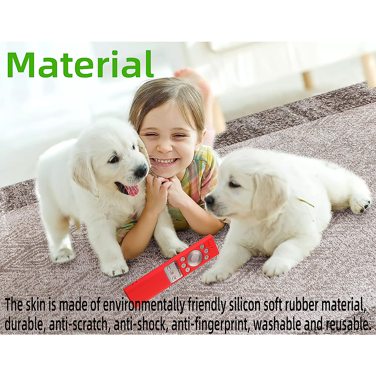 Silicone Cover for Samsung Solar TV Remote Control BN59 Series 2021, Light Weight Samsung Remote Cover Case Shockproof Silicone Sleeve(Gray)