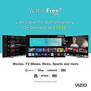 VIZIO 24-inch D-Series HD 720p Smart TV (D24h) with AirPlay and Chromecast Built-in, Screen Mirroring, & 150+ Free Streaming Channels Bundle with Cable Ties and Microfiber