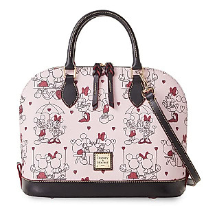 DisneyParks Exclusive - Dooney & Bourke - Satchel Handbag Purse - Minnie and Mickey Valentines Love