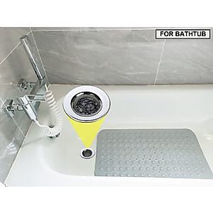 Seatery 1.50" Bathtub Strainers, Bathroom Sink Strainers, Shower Drain Hair Catcher, Drain Strainer for Laundry, Mop Pool, Utility, Slop, RV Sink, Stainless Steel, Pack-2