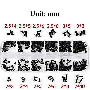 Mechanical Screw Kit for Computer Case 240PCS/Box Electronic Repair Small for Laptop Screws Assemble Mini Digital Micro Screwdriver Set SCRW-130324