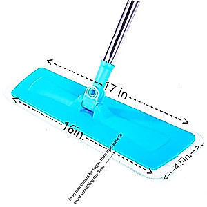 Microfiber Cleaning Pad Refills Spray Mop Replacement Head Commercial Heavy Duty 18 inch Mop Pads for Hardwood Floor Washable