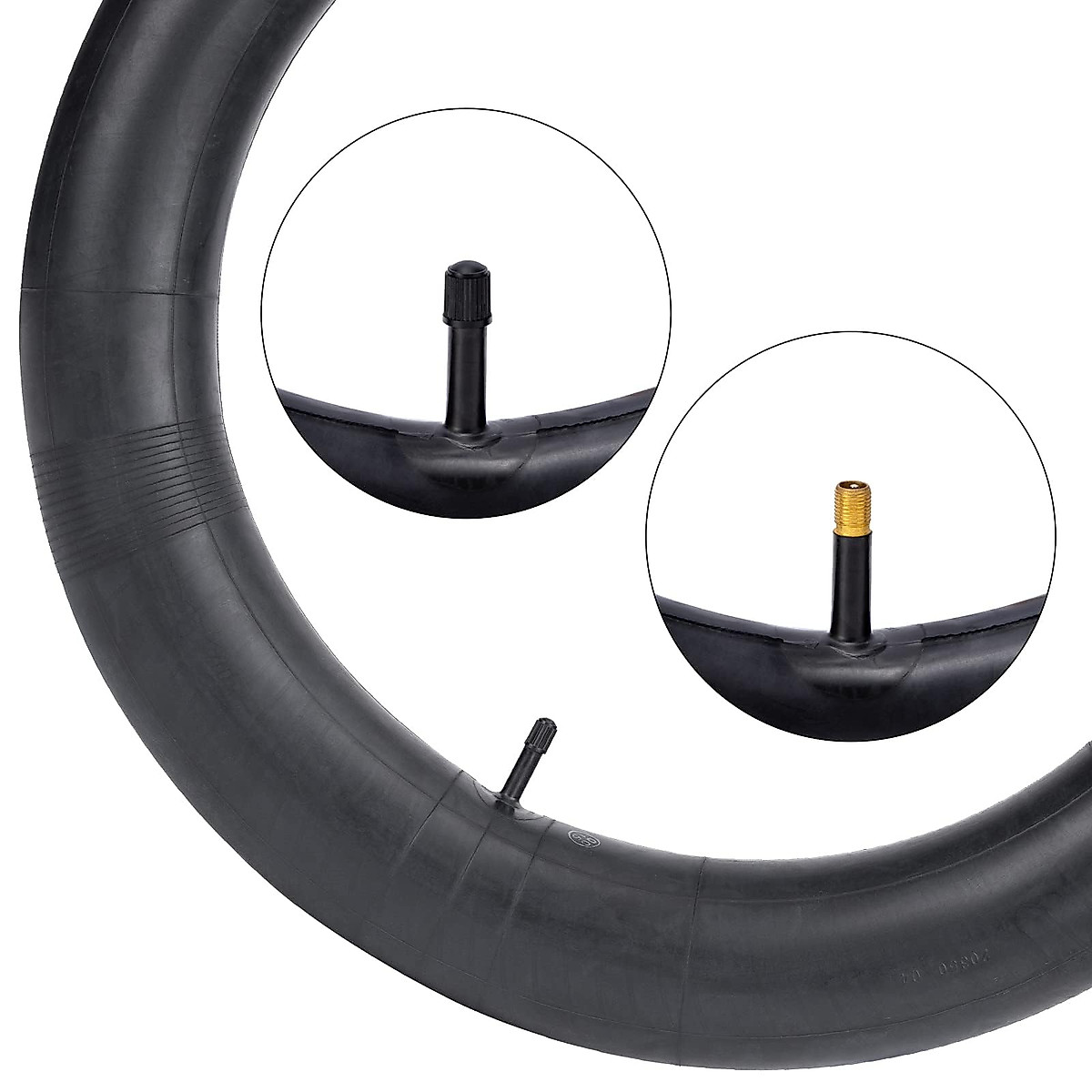 2-PCS 20x3.0 Heavy Duty Fat E-Bike Tire Tubes 20 X 3.0/3.50 AV32mm Scharder Valve (76/89-406) Inner Tubes Compatible with 20 X 3 20 X 3.30 20 X 3.50 Bike Bicycle Fat Tire Tubes