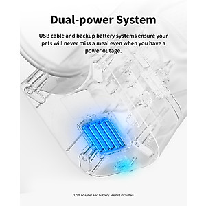 PETKIT Automatic Cat Feeder, Wi-Fi Enabled Smart Pet Feeder for Cats and Dogs, Auto Food Dispenser with Portion Control, Compatible for Freeze-Dried Pet Food, Stainless Steel Bowl…