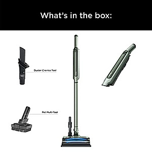 Shark WS642GN WANDVAC System Pet Ultra-Lightweight Powerful Cordless Stick Vacuum with Charging Dock, Green, 0.013 Qt. Capacity